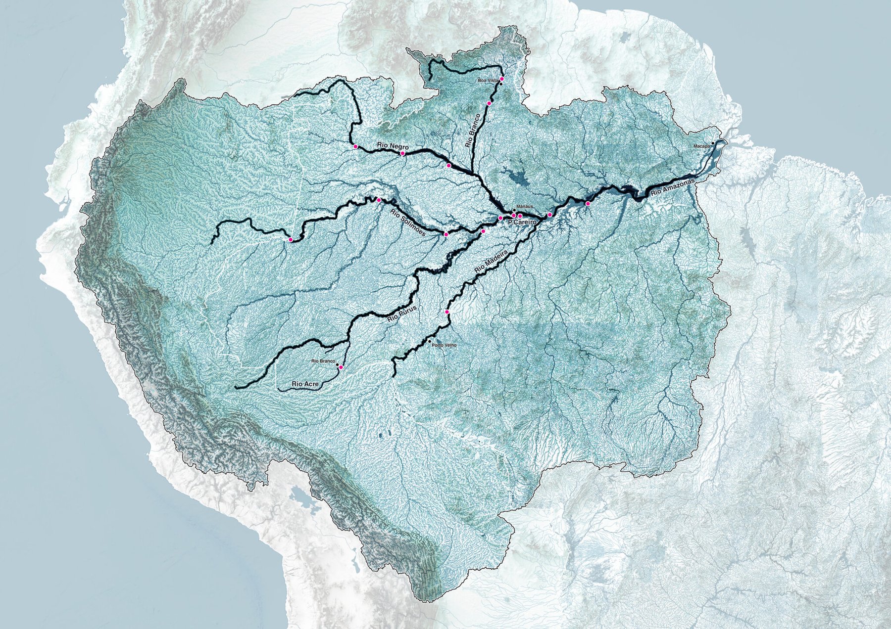Principais rios da bacia do Amazonas têm menor nível da história em 2024