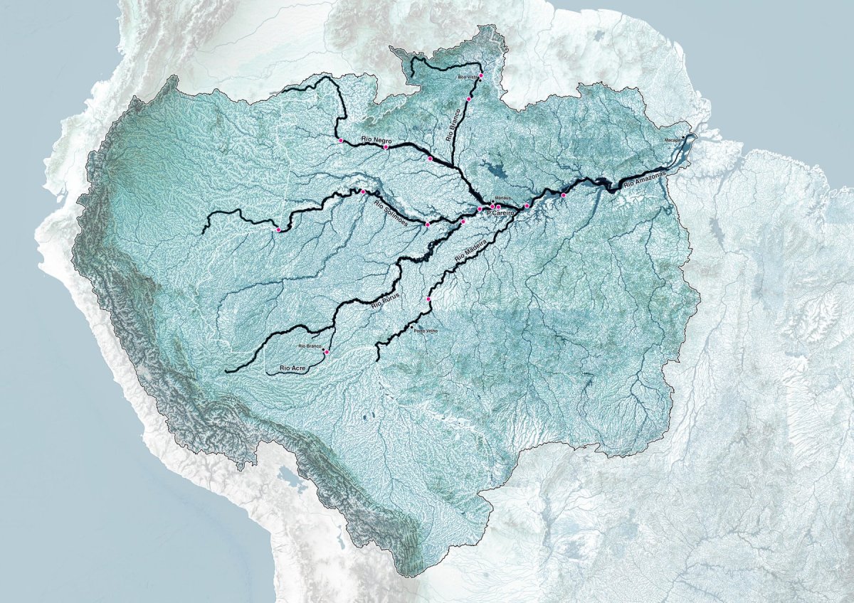 Mapa Do Rio Bacia Amazonica Bacia Amazônica: Rios, Características E